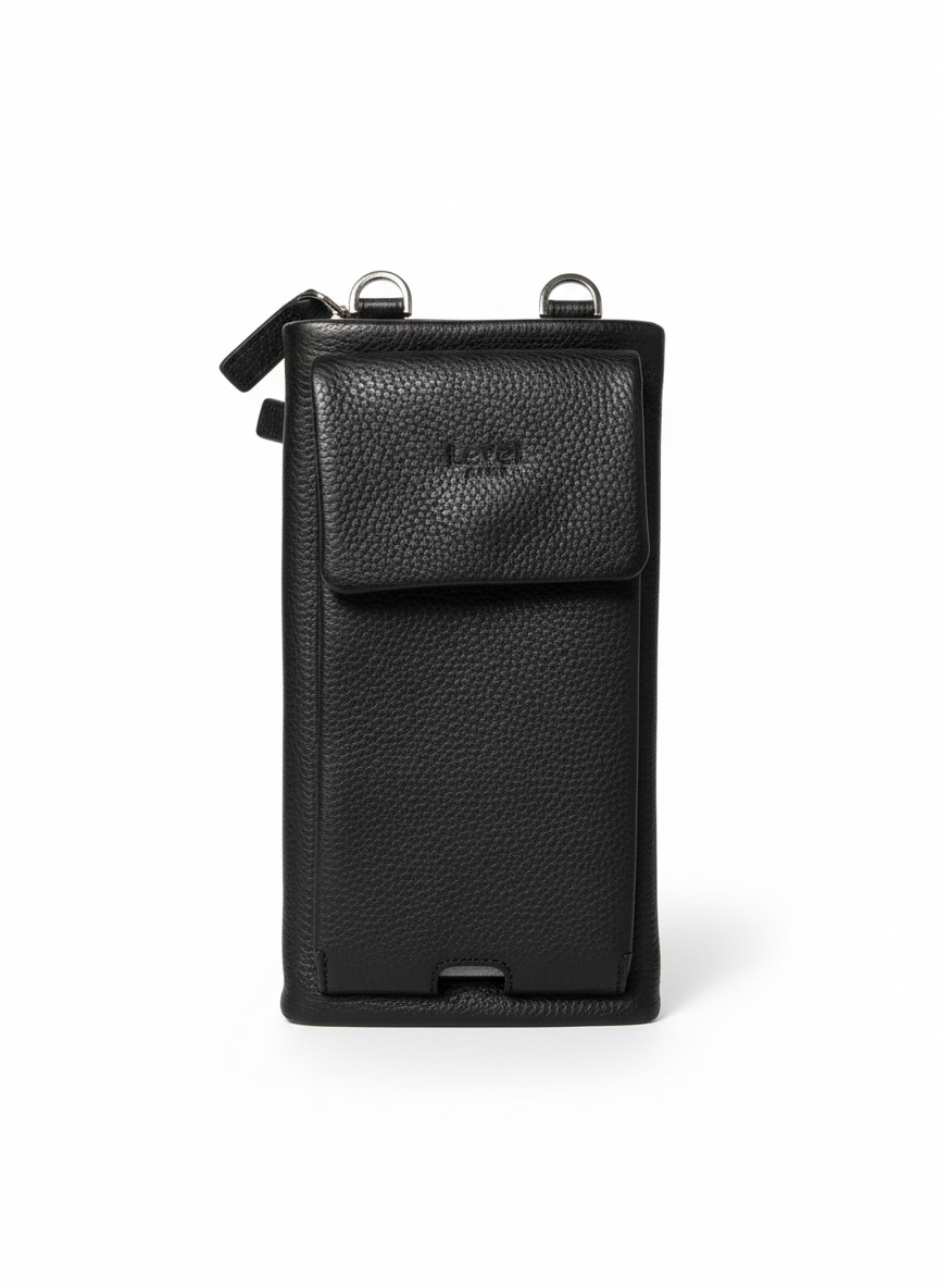 Lefel Upright Mobile Purse In Black – Sedgars SA